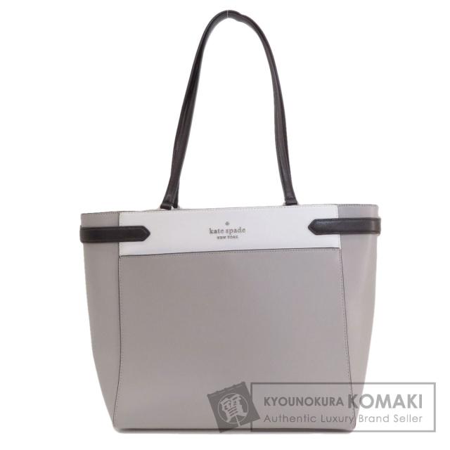 ケイトスペード kate spade  ロゴ金具 バイカラー  トートバッグ PVC レディース  中古