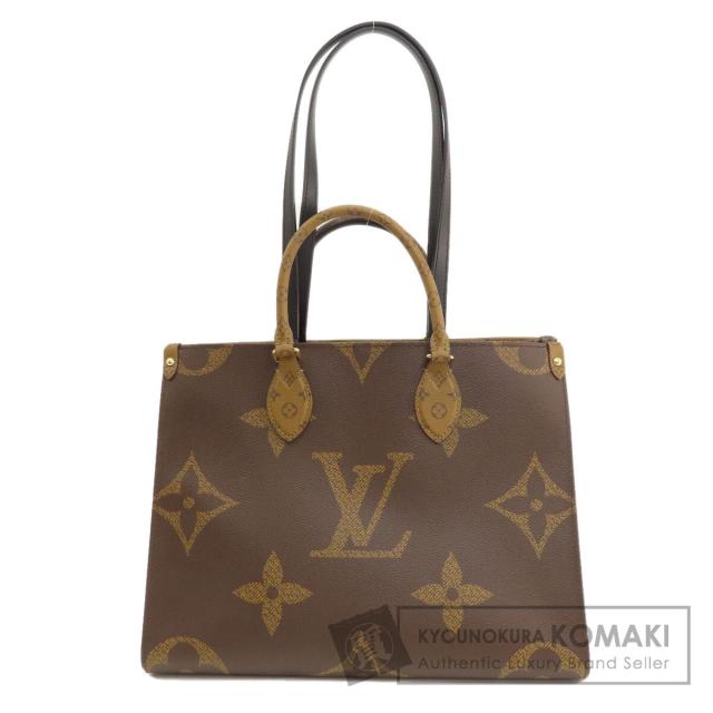 ルイヴィトン LOUIS VUITTON M45321  オンザゴーMM モノグラムジャイアント  トートバッグ 中古