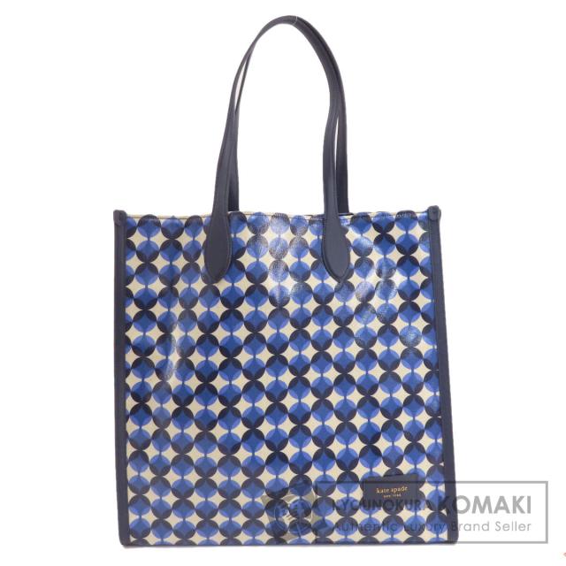 ケイトスペード kate spade  ゴッサム パティオタイル エクストラ ラージ  トートバッグ PVC 中古