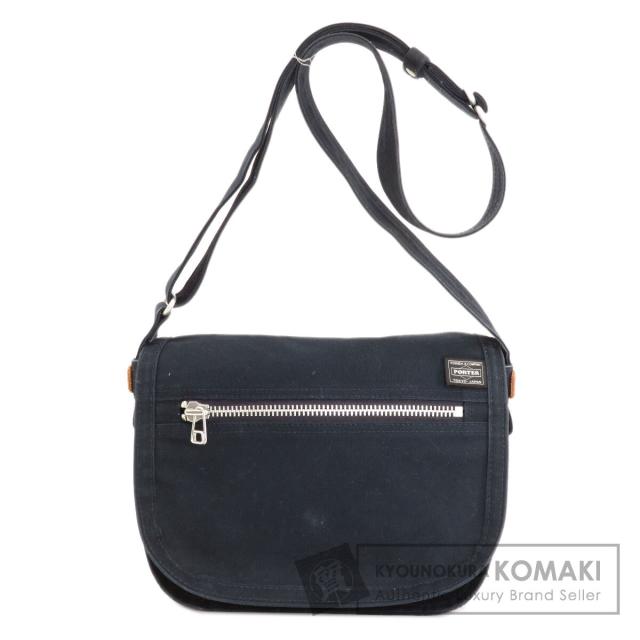ポーター PORTER  ロゴ  ショルダーバッグ キャンバス レディース  中古