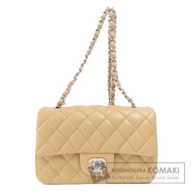 シャネル CHANEL  チェーンショルダー マトラッセ シルバー金具  ショルダーバッグ 中古