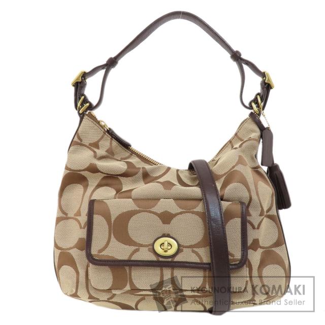 コーチ COACH 22392 ワンショルダー 2WAY ショルダーバッグ キャンバス レディース 中古の通販はau PAY マーケット ...