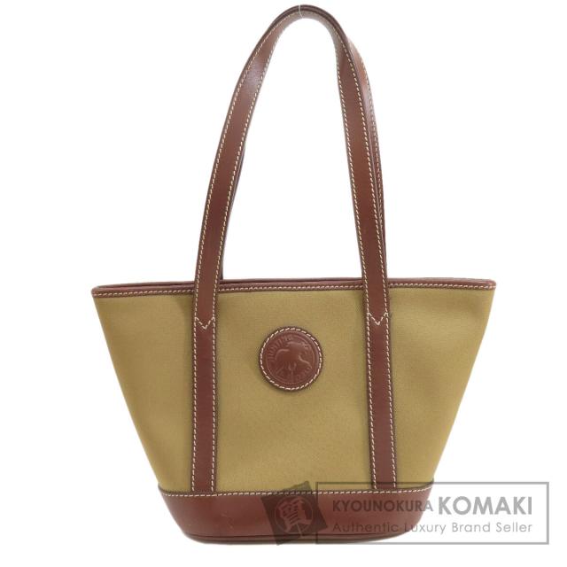 ハンティングワールド HUNTING WORLD  ロゴ  トートバッグ キャンバス レディース  中古