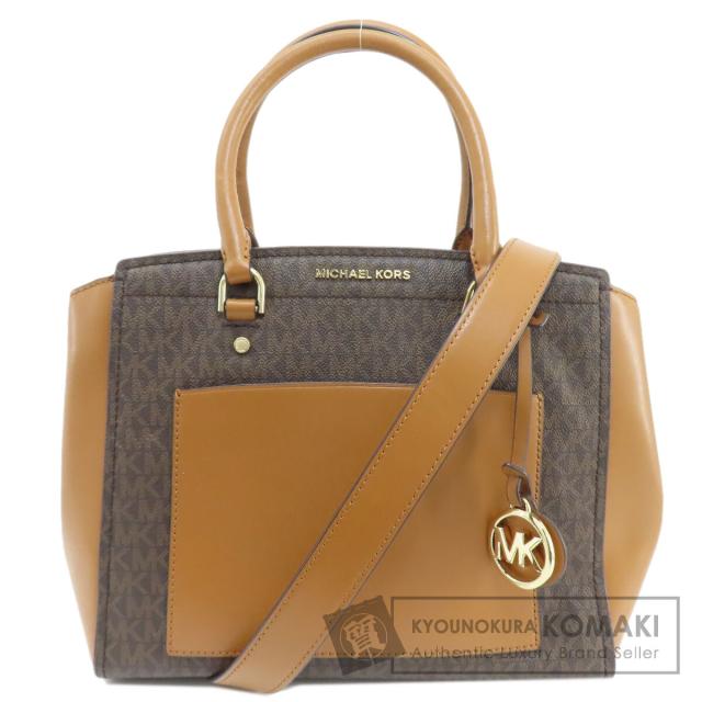 マイケルコース Michael Kors  MKシグネチャー 2WAY  トートバッグ PVC レディース  中古
