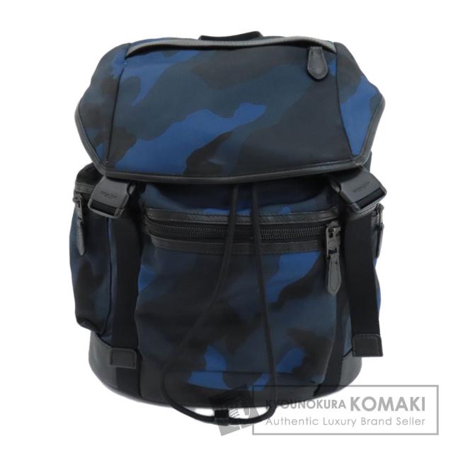 コーチ COACH F54783  カモフラージュ柄  リュック・デイパック ナイロン素材 レディース  中古