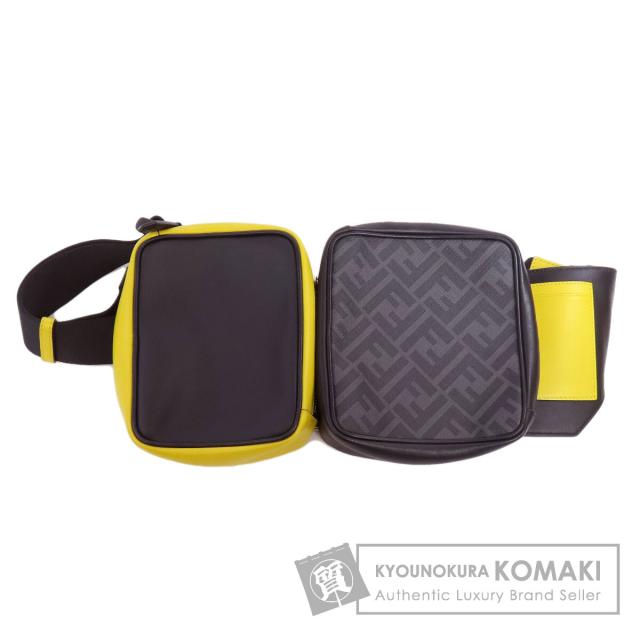 フェンディ FENDI  ズッカ柄  ボディバッグ PVC レディース  中古