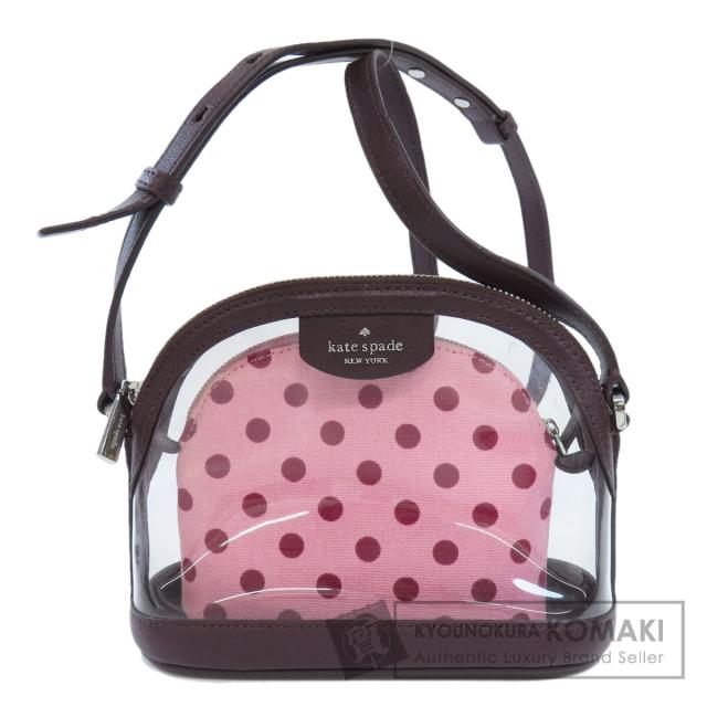 ケイトスペード kate spade  ロゴ  ショルダーバッグ ビニール レディース  中古