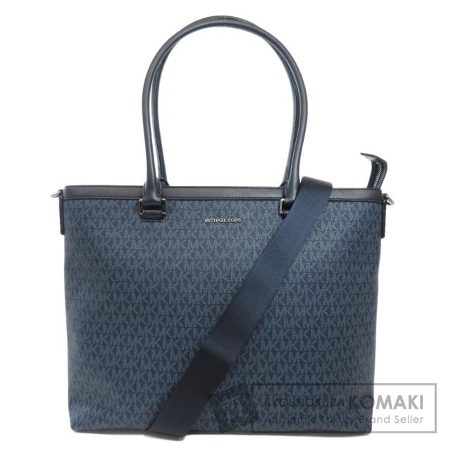 マイケルコース Michael Kors  MKシグネチャー 2WAY  トートバッグ PVC レディース  中古