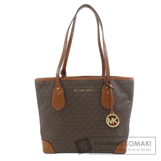 マイケルコース Michael Kors  MKシグネチャー  トートバッグ PVC レディース  中古