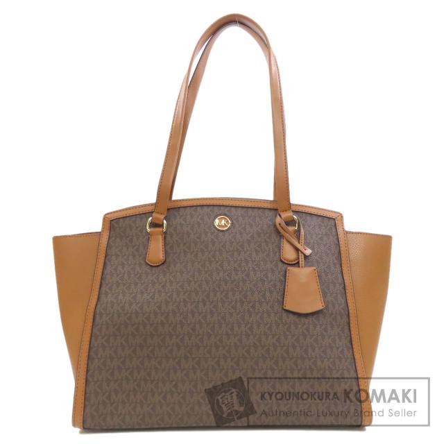 マイケルコース Michael Kors  MKシグネチャー  トートバッグ PVC レディース  中古