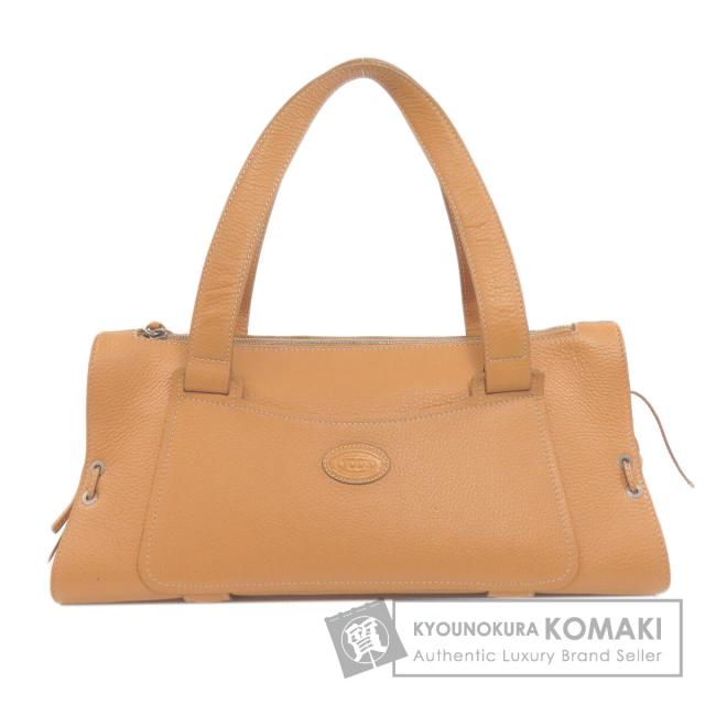 トッズ TODS  ロゴ  ハンドバッグ レザー レディース  中古
