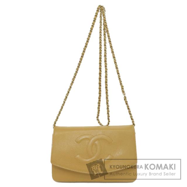 シャネル CHANEL  チェーンウォレット ココマーク ゴールド金具  長財布（小銭入れあり） 中古