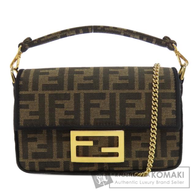 フェンディ FENDI  ズッカ柄 2WAY  ショルダーバッグ キャンバス レディース  中古