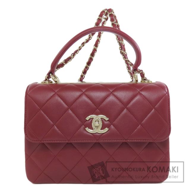 シャネル CHANEL  マトラッセ 2WAY ゴールド金具  ハンドバッグ ラムスキン レディース  中古
