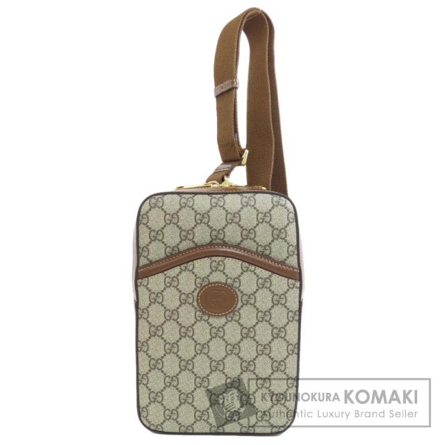 グッチ GUCCI 696016  GGスプリーム  ボディバッグ PVC レディース  中古