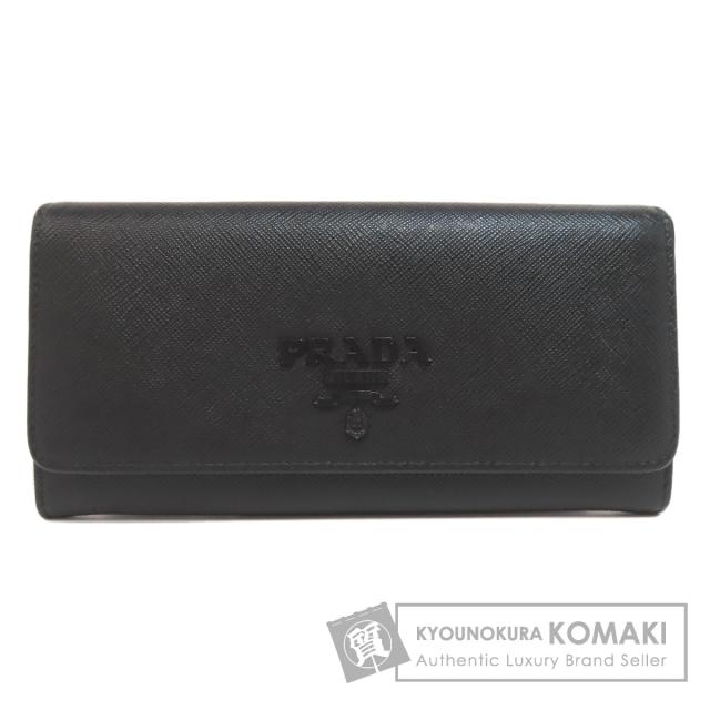 プラダ PRADA  サフィアーノ  長財布（小銭入れあり） レザー レディース  中古