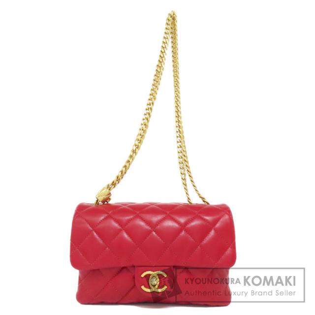 シャネル CHANEL  チェーンショルダー マトラッセ ゴールド金具  ショルダーバッグ 中古