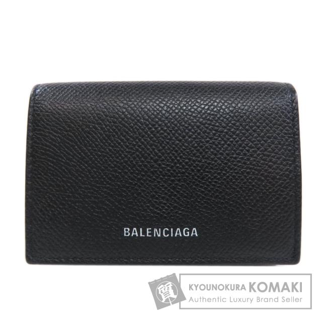 バレンシアガ BALENCIAGA 558208  ロゴ 三つ折り財布  二つ折り財布（小銭入れあり） レザー 中古