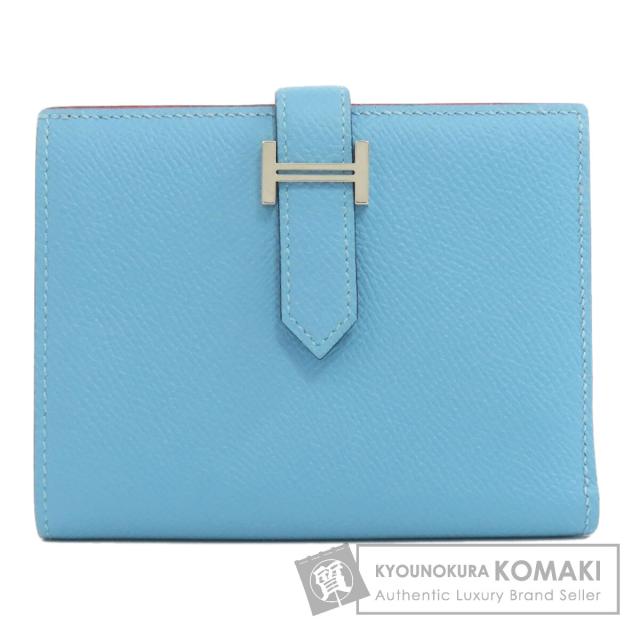 エルメス HERMES  ベアンコンパクト シルバー金具  二つ折り財布（小銭入れあり） エプソン 中古