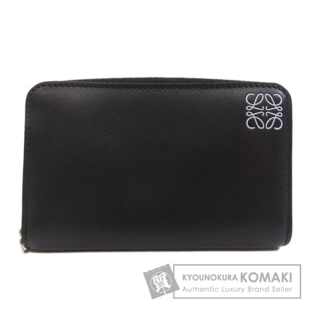 ロエベ LOEWE  アナグラム  ケース レザー レディース  中古