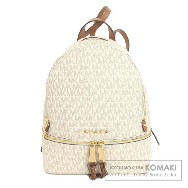 マイケルコース Michael Kors  リア MKシグネチャー  リュック・デイパック PVC レディース  中古