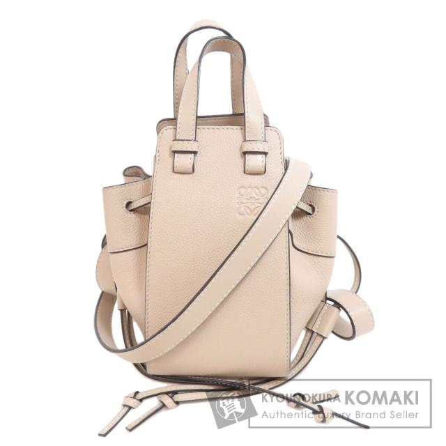 ロエベ LOEWE  ミニハンモック 2WAY  ハンドバッグ カーフ レディース  中古
