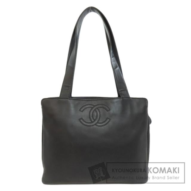 シャネル CHANEL  ココマーク  トートバッグ カーフ レディース  中古