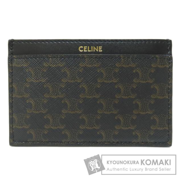 セリーヌ CELINE  トリオンフ  カードケース レザー レディース  中古