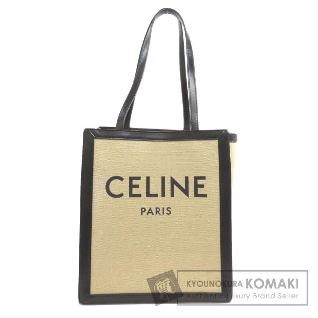 セリーヌ CELINE  ロゴ  トートバッグ キャンバス レディース  中古
