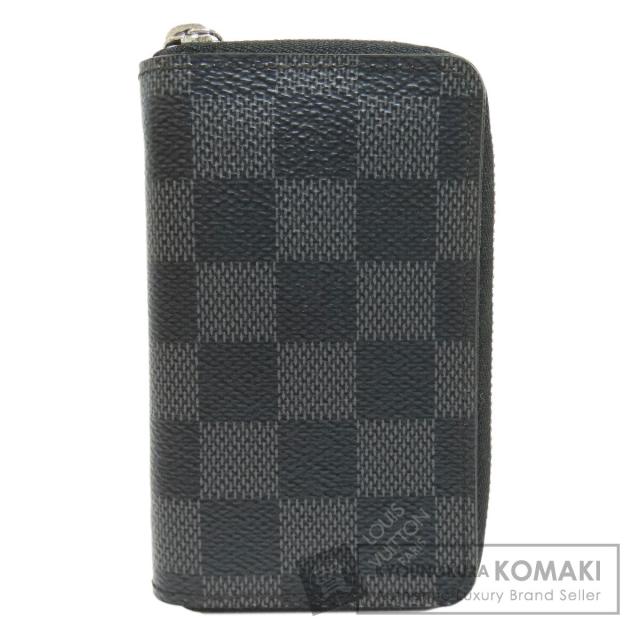 ルイヴィトン LOUIS VUITTON N63076  ジッピー・パース  ケース ダミエキャンバス 中古