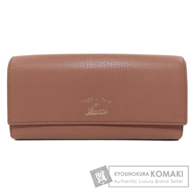 グッチ GUCCI 376186  スウィング  長財布（小銭入れあり） レザー レディース  中古