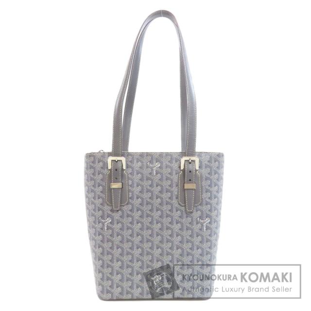 ゴヤール GOYARD  ヘリンボーン柄  トートバッグ PVC レディース  中古