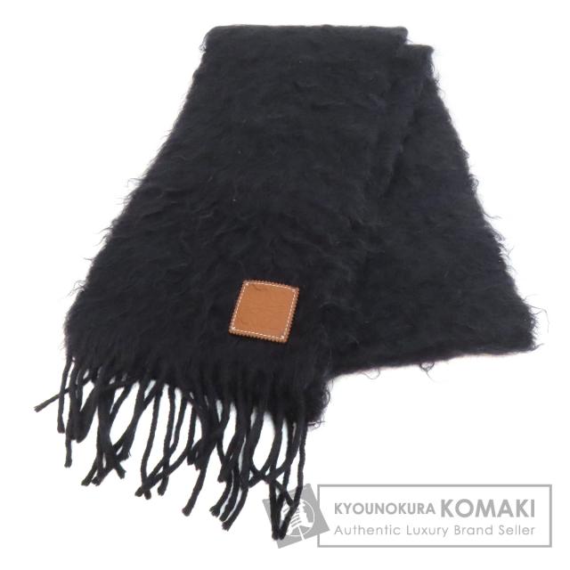 ロエベ LOEWE  アナグラム  マフラー モヘヤ レディース  中古