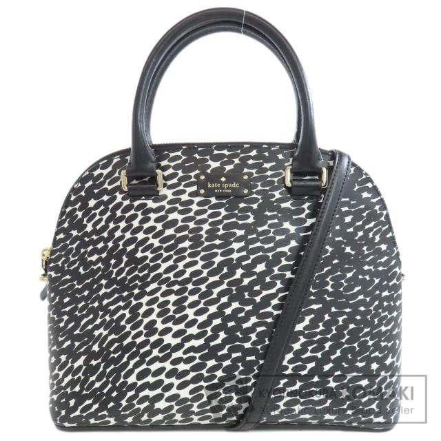 ケイトスペード kate spade  総柄 2WAY  ハンドバッグ PVC レディース  中古