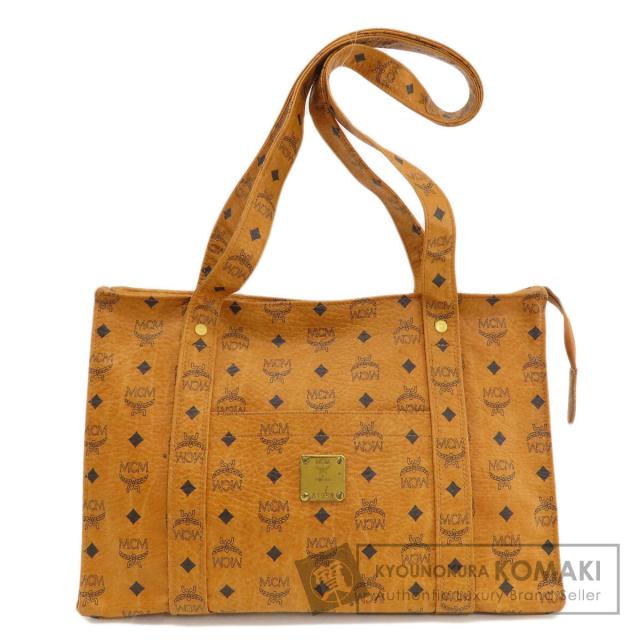 エムシーエム MCM  ロゴデザイン  ショルダーバッグ レザー レディース  中古