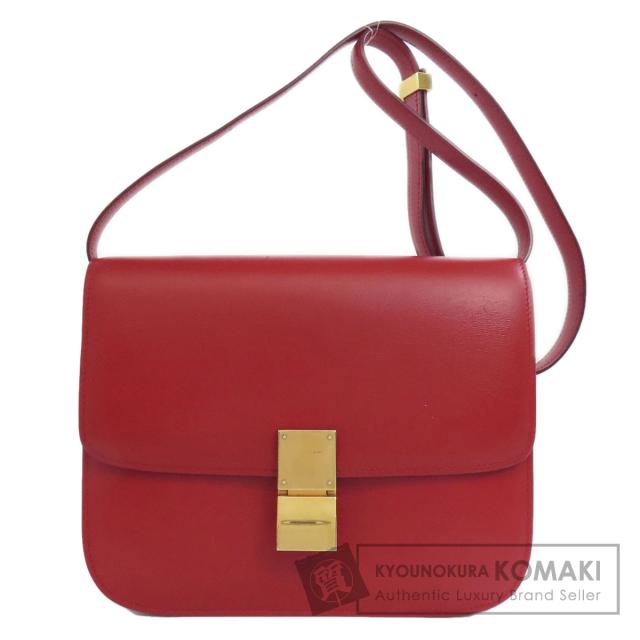 セリーヌ CELINE  クラシックボックス  ショルダーバッグ レザー レディース  中古