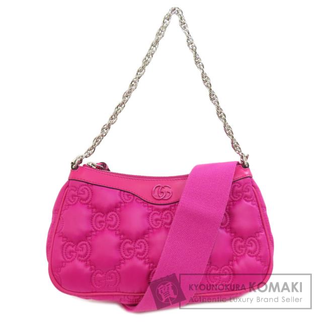 グッチ GUCCI 735049  GG マトラッセ 2WAY  ハンドバッグ ナイロン素材 レディース  中古