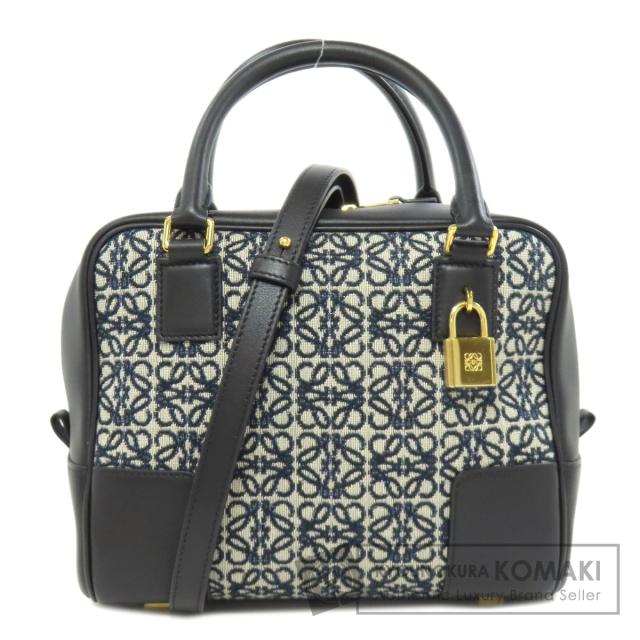 ロエベ LOEWE  アマソナ19 2WAY  ハンドバッグ キャンバス レディース  中古