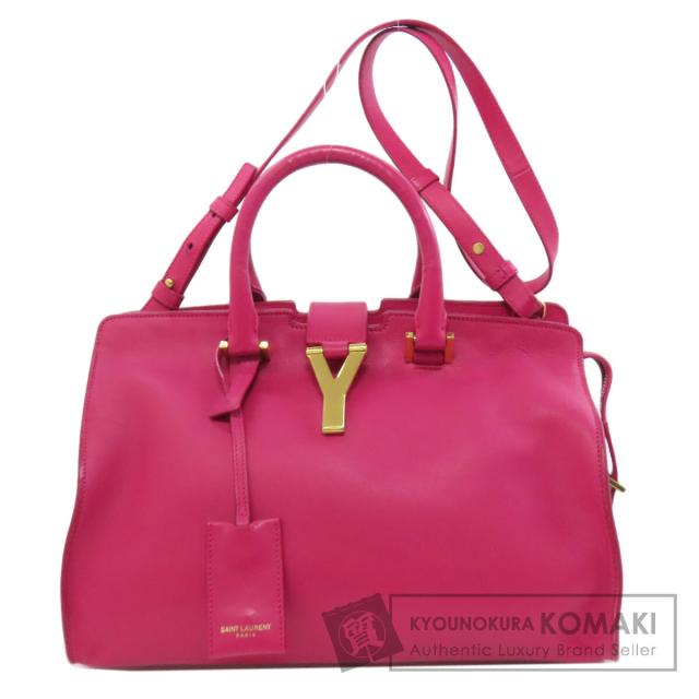 サンローラン SAINT LAURENT  プチカバス 2WAY  ハンドバッグ レザー レディース  中古