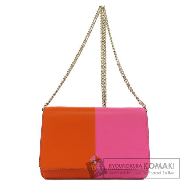 ケイトスペード kate spade  チェーンウォレット バイカラー  長財布（小銭入れあり） 中古