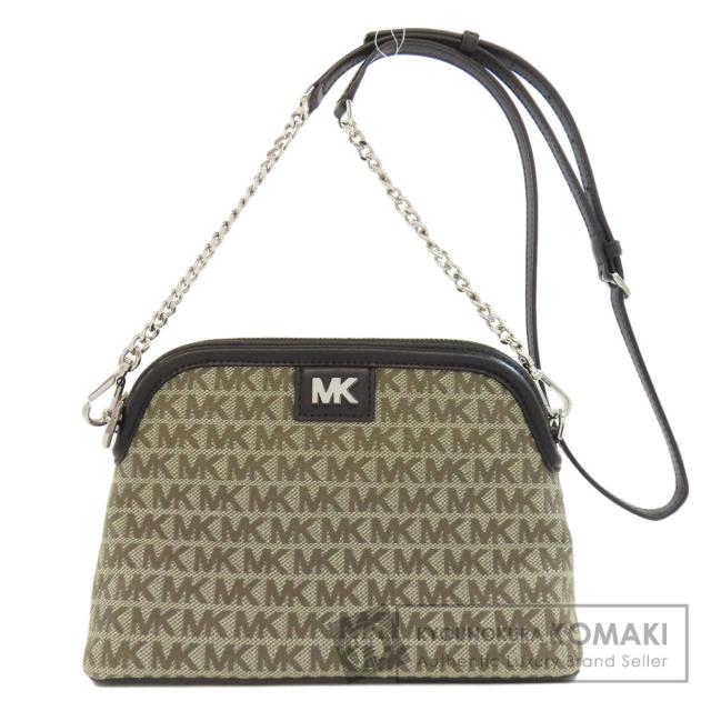 マイケルコース Michael Kors  MKシグネチャー  ショルダーバッグ キャンバス レディース  中古