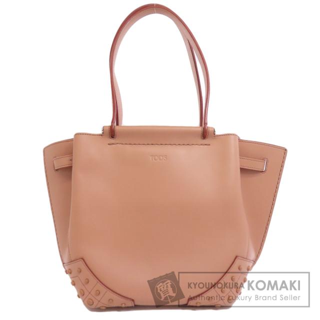 トッズ TODS  シンプルデザイン  ハンドバッグ レザー レディース  中古