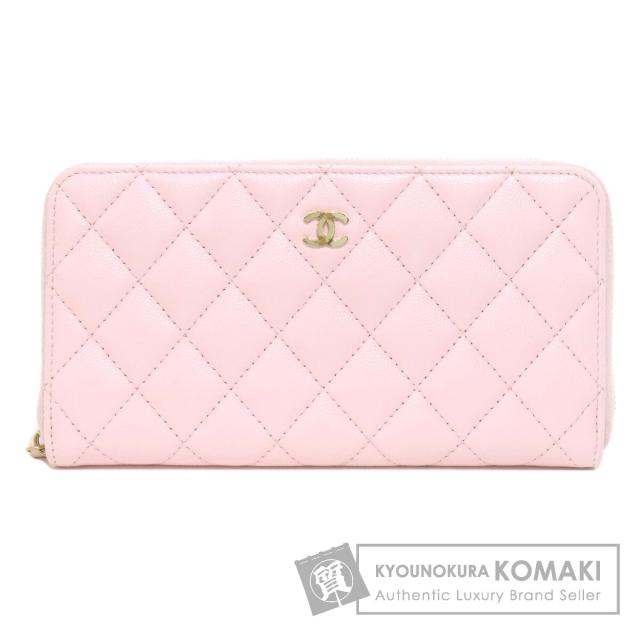 シャネル CHANEL  マトラッセ ココマーク　ゴールド金具  長財布（小銭入れあり） 中古