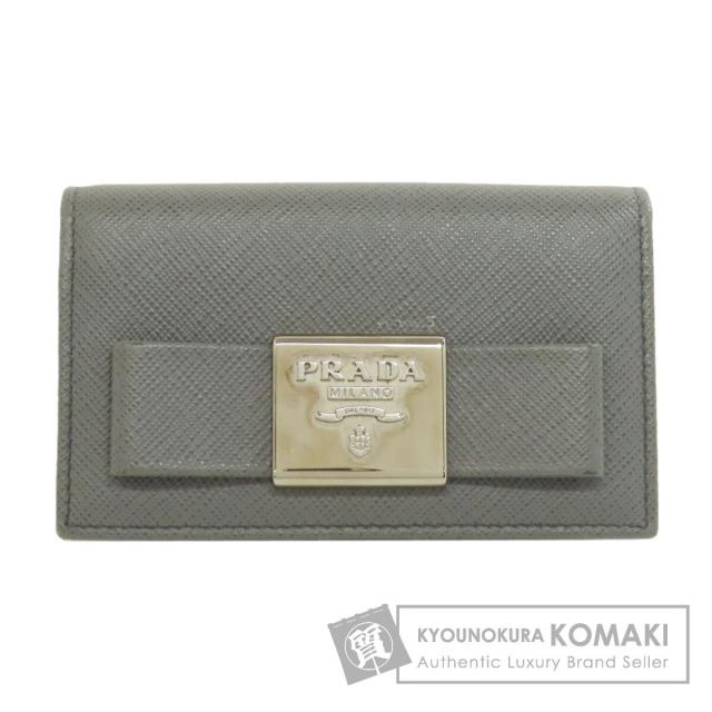 プラダ PRADA  フィオッコ  カードケース サフィアーノ レディース  中古