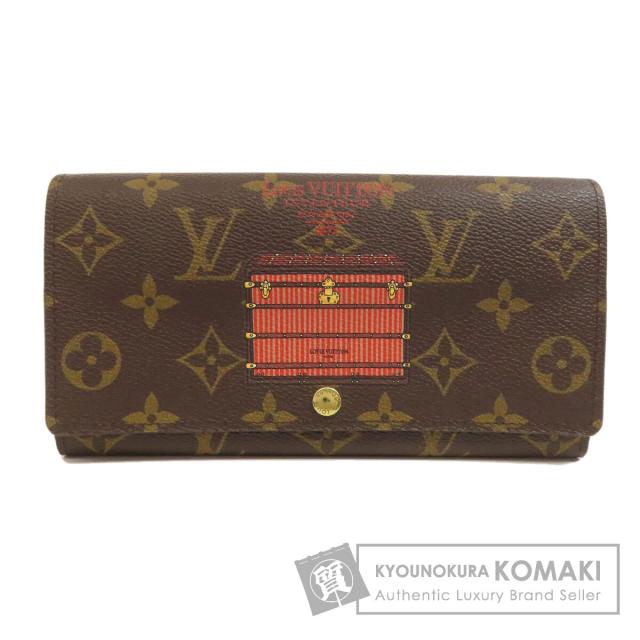 ルイヴィトン LOUIS VUITTON M60415  ポルトフォイユ・サラ トランク  長財布（小銭入れあり） 中古