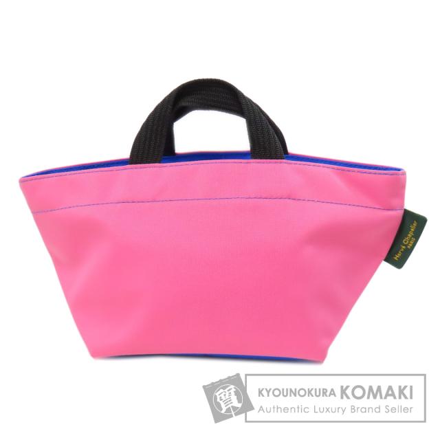 エルベ・シャプリエ Herve Chapelier  舟形トート  ハンドバッグ ナイロン素材 レディース  中古