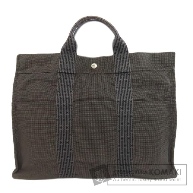 エルメス HERMES  エールラインMM  ハンドバッグ キャンバス レディース  中古