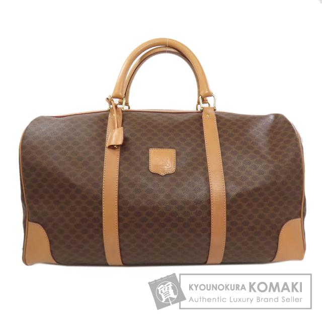 セリーヌ CELINE  マカダム柄  ボストンバッグ PVC レディース  中古