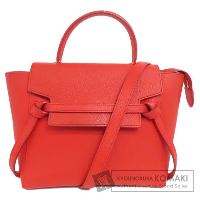 セリーヌ CELINE  ベルトバッグ 2WAY  ハンドバッグ カーフ レディース  中古