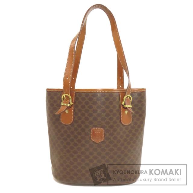 セリーヌ CELINE  マカダム柄  トートバッグ PVC レディース  中古